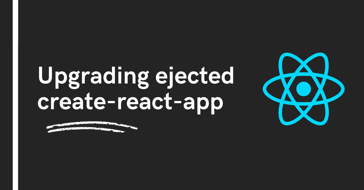 Upgrading Ejected Cra Project